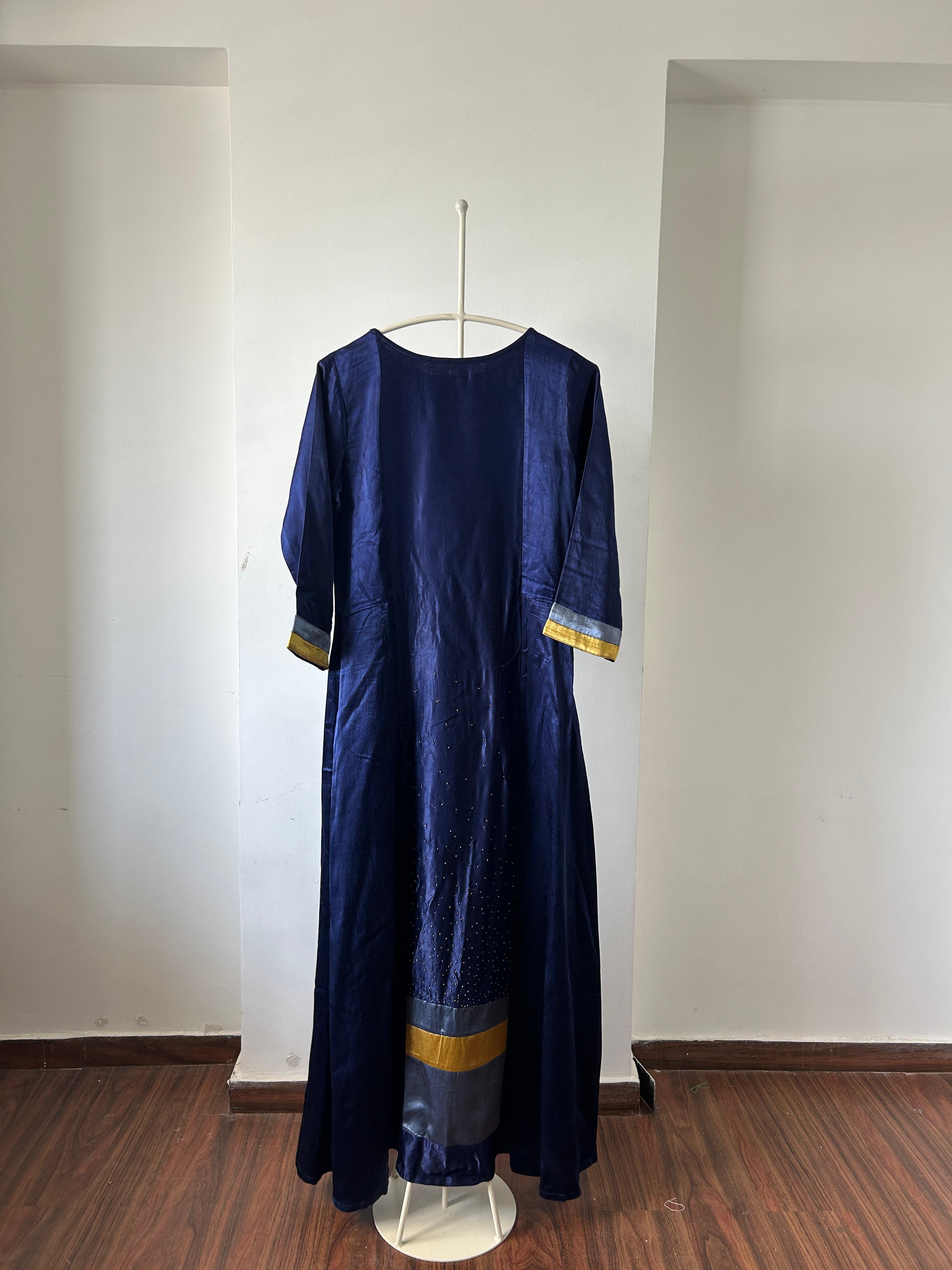 Sparkle Studded Long Dress – Silai Studio